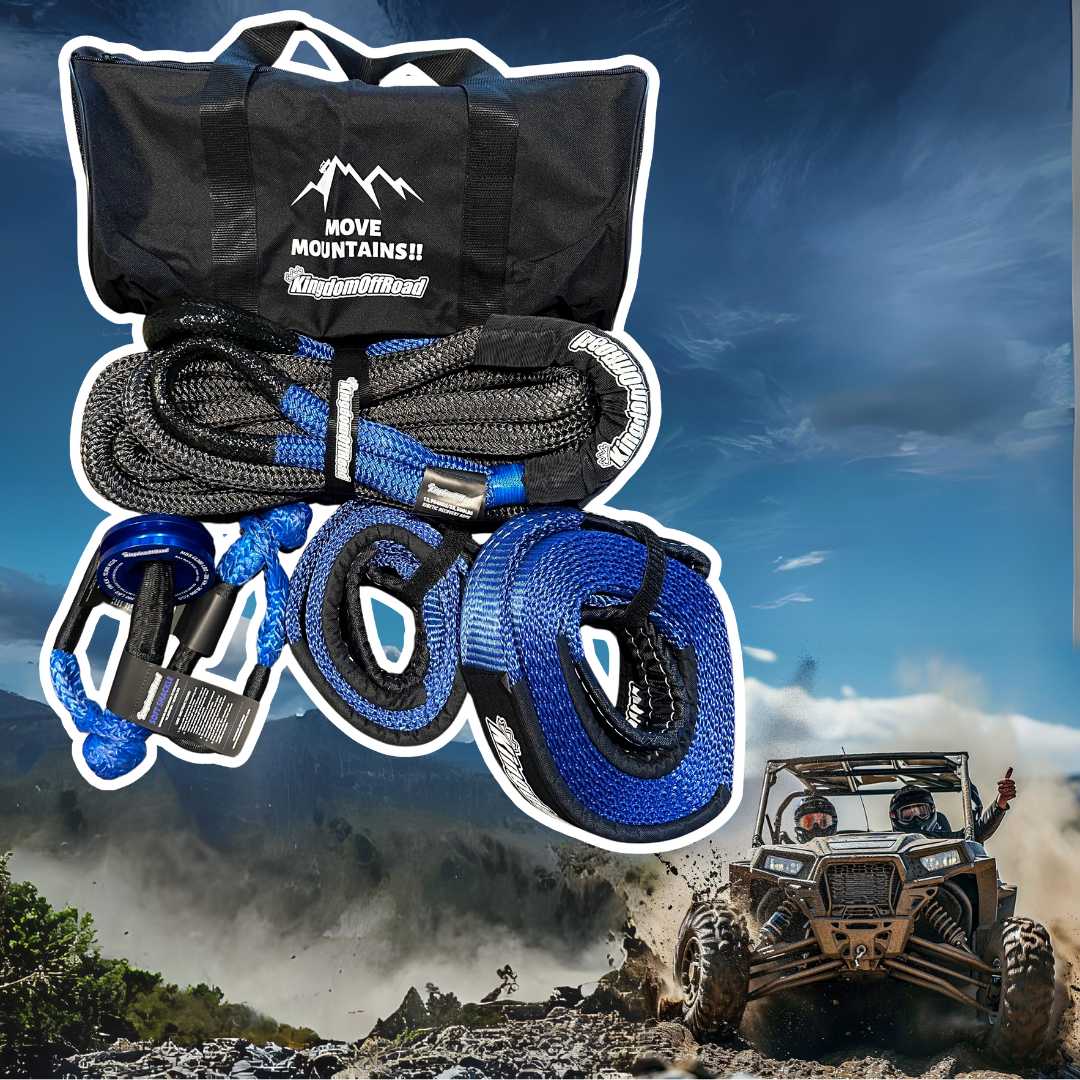 KINGDOM ULTIMATE RECOVERY KIT - 3/4" KINETIC ROPE – Kingdom Off Road